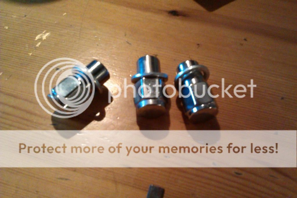 bonnet catches, Y hinge pin set, door handles, lug nuts, bonnet rest trip