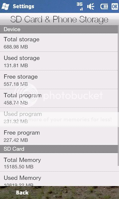 Video showing memory TMOUS HD2? | XDA Forums