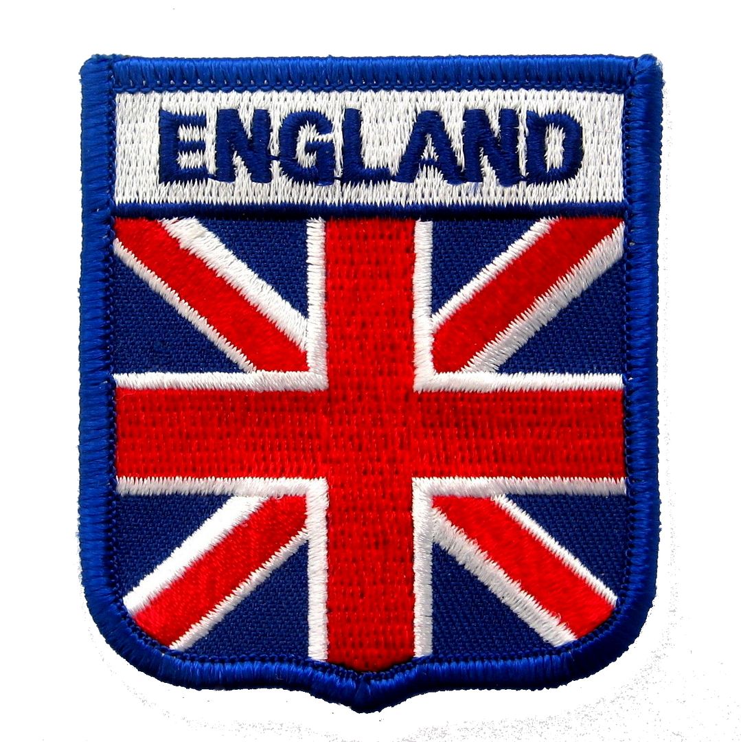 NEW Embroidered ENGLAND UNION JACK National Flag Shield Patch Badge ...