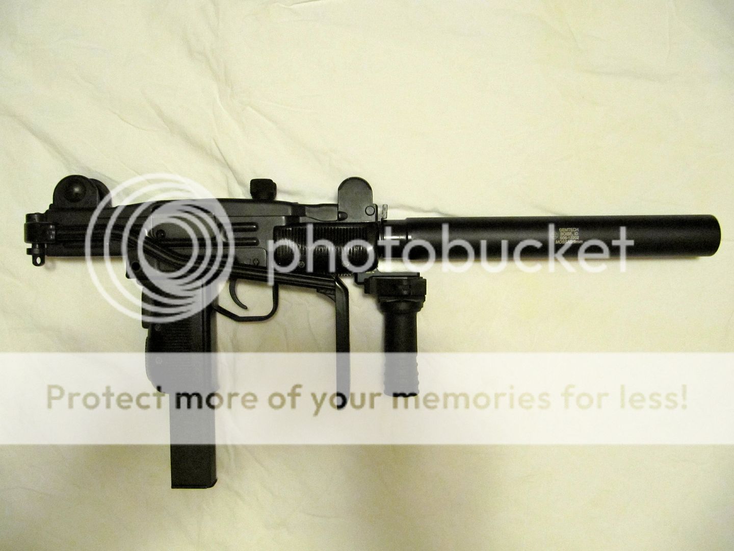 Uzi Suppressor Gemtech Mossad Mini Uzi Silencer 9mm